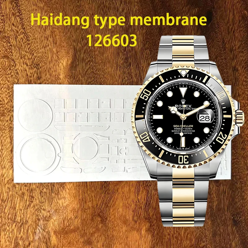 For-Rolex-Hailang-126603-watch-with-gold-43-dial-outer-ring-buckle ...