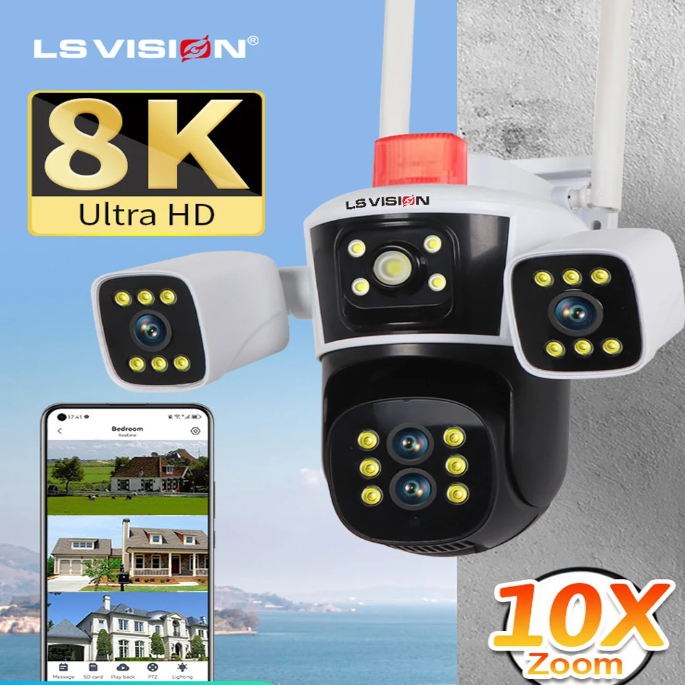 LS-VISION-8K-16MP-Three-Screens-Wifi-surveillance-camera-Outdoor-IP-Smart-Home-Security-Cctv ...