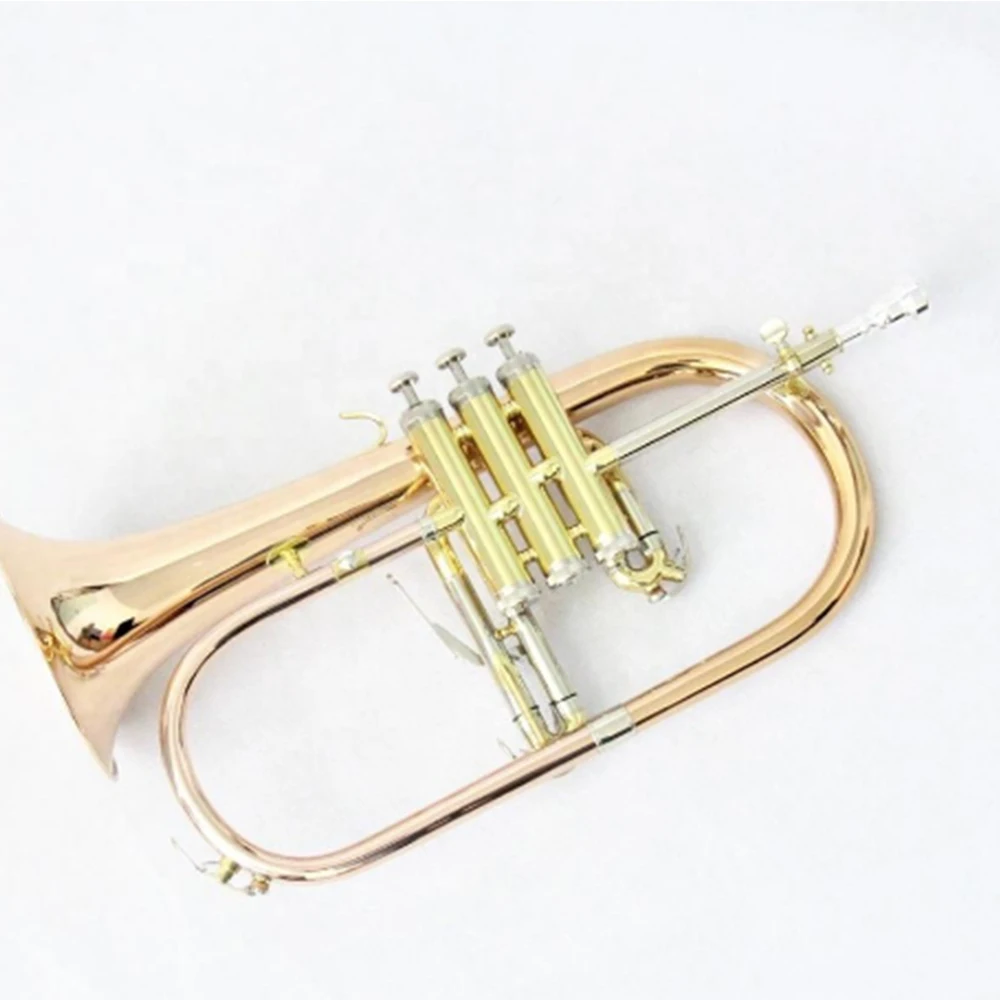 Professional-Bb-Flugelhorn-Nickel-Plated-Popular-Flugel-horn ...