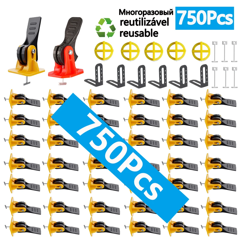 5-750pcs-Floor-Tile-Leveling-System-Clips-Leveler-Adjuster-Tile-Locator ...