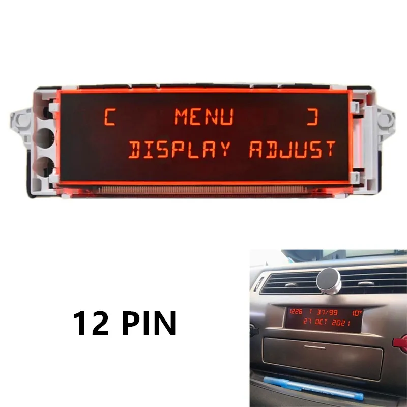 Écran d'Affichage Multifonction Type A 12 Broches, pour KIT 207 307 308 ...