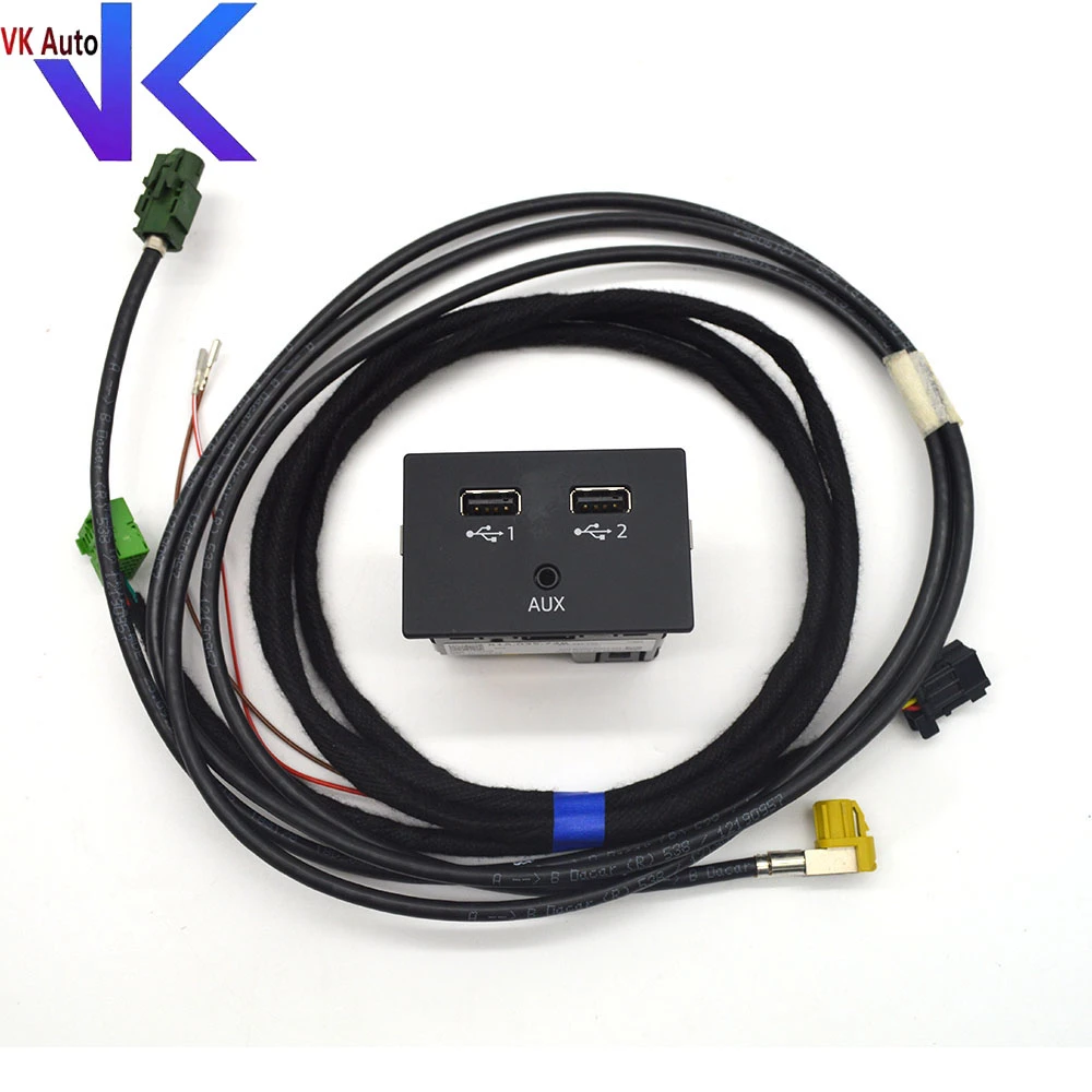 For Audi Q2 A3 S3 RS3 modified Carplay interface small big plug USB ...