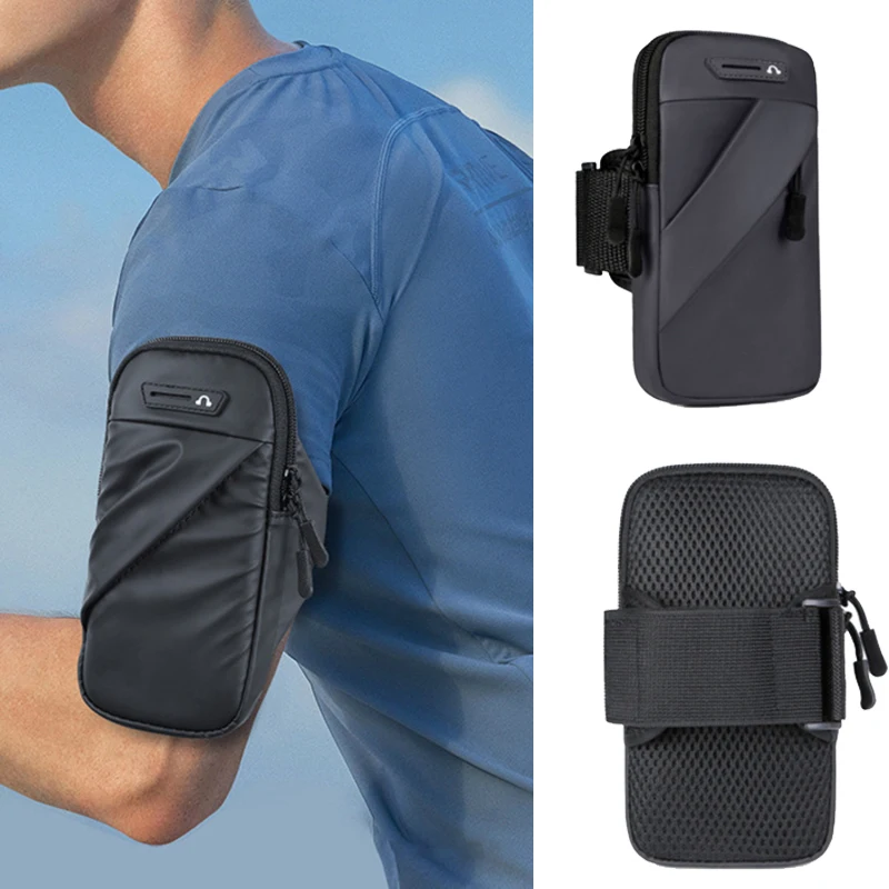 Phone-Arm-Bag-With-Headphone-Jack-Waterproof-Breathable-Sports-Running ...
