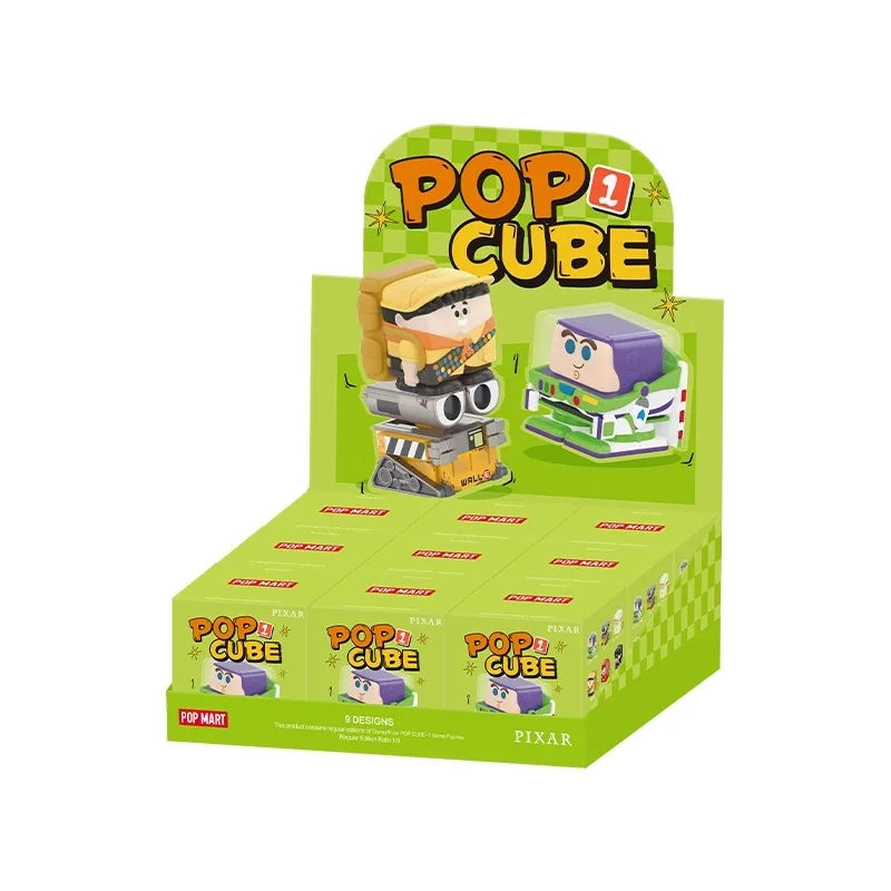 Kawaii Popmart Disney Pixar Pop Cube 1-2-3 Blind Box Toy Story Inside ...