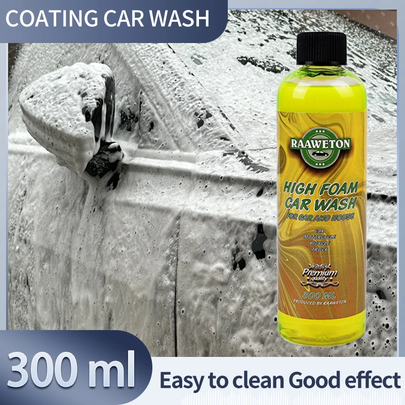 300ml High Foaming Car Wash Liquid Deep Cleaning Car Water Wax Varnish ...