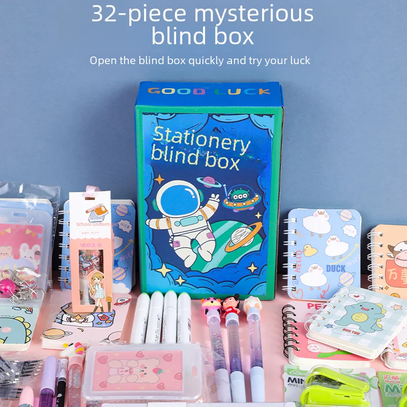 32-Pieces-Creative-Cute-Stationery-Box-Study-Supplies-Gift-Box-Set ...