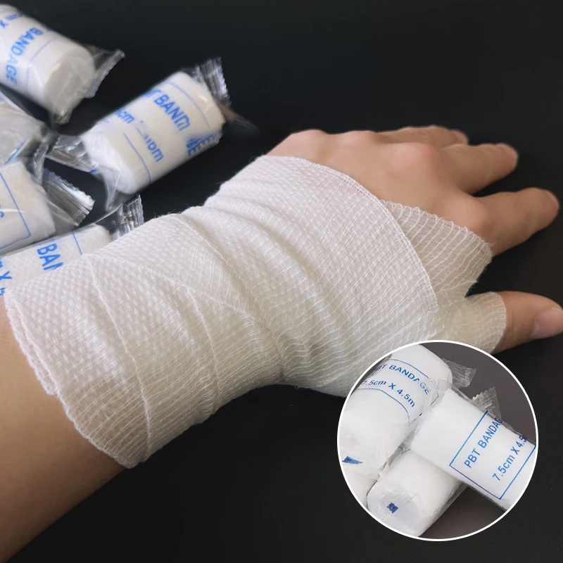 2/4/10pcs 7.5cm*4.5M PBT elastic bandage first aid accessories sports ...