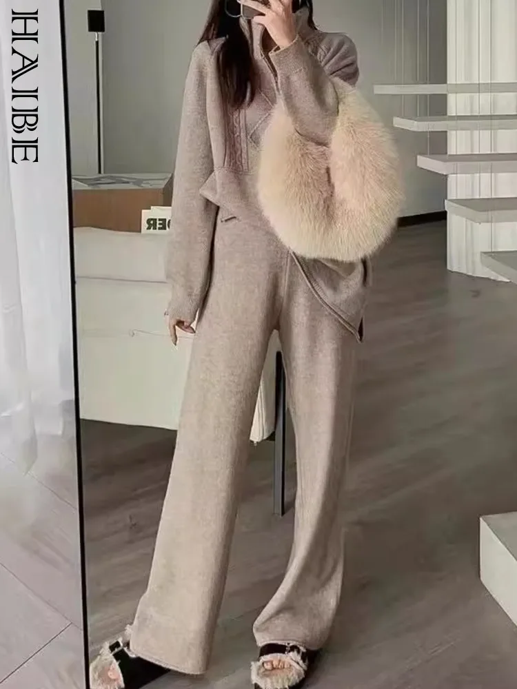 HAIBE-2024-New-Winter-Leisure-Age-Reduction-Net-Red-Hong-Kong-Wind-Knit ...