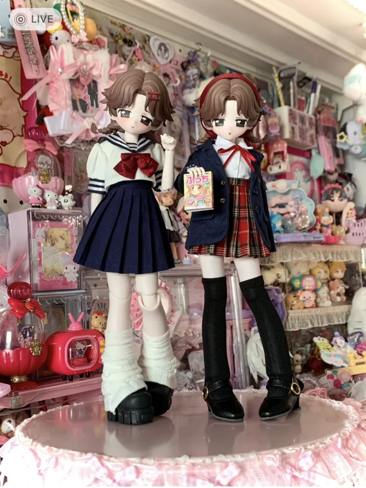 Bandai Kawaii Monster Cute Girl Candy Galaxy Blind Box 6 Pcs Bjd Dolls ...