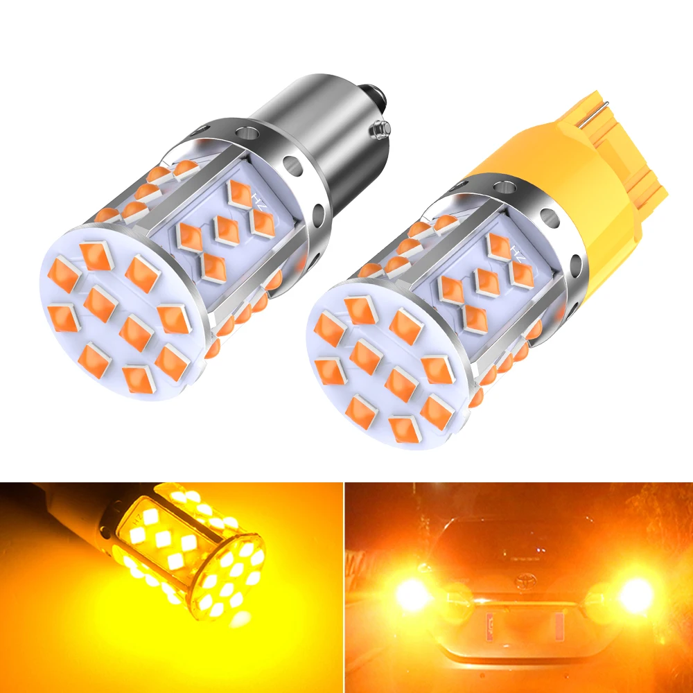 2pcs PY21W BAU15S 7507 1156 BA15S P21W T20 7440 WY21W W21W 7440NA Led ...