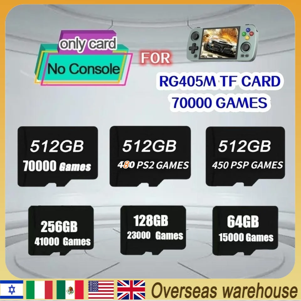 For-ANBERNIC-RG405M-TF-Card-512G-70000-Games-Memory-Cards-Video-Game ...