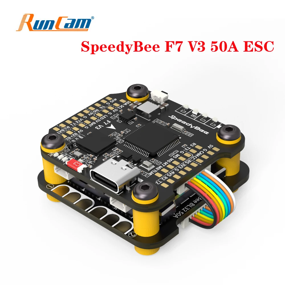 RUNCAM SpeedyBee F7 V3 Flight Control BL32 50A ESC Stack Blackbox Data Analyze iNAV Betaflight ...
