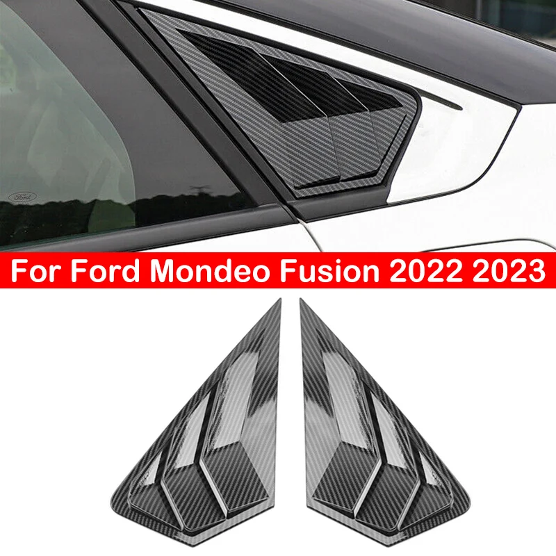 For-Ford-Mondeo-Fusion-2022-2023-Car-Rear-Louver-Window-Side-Shutter ...