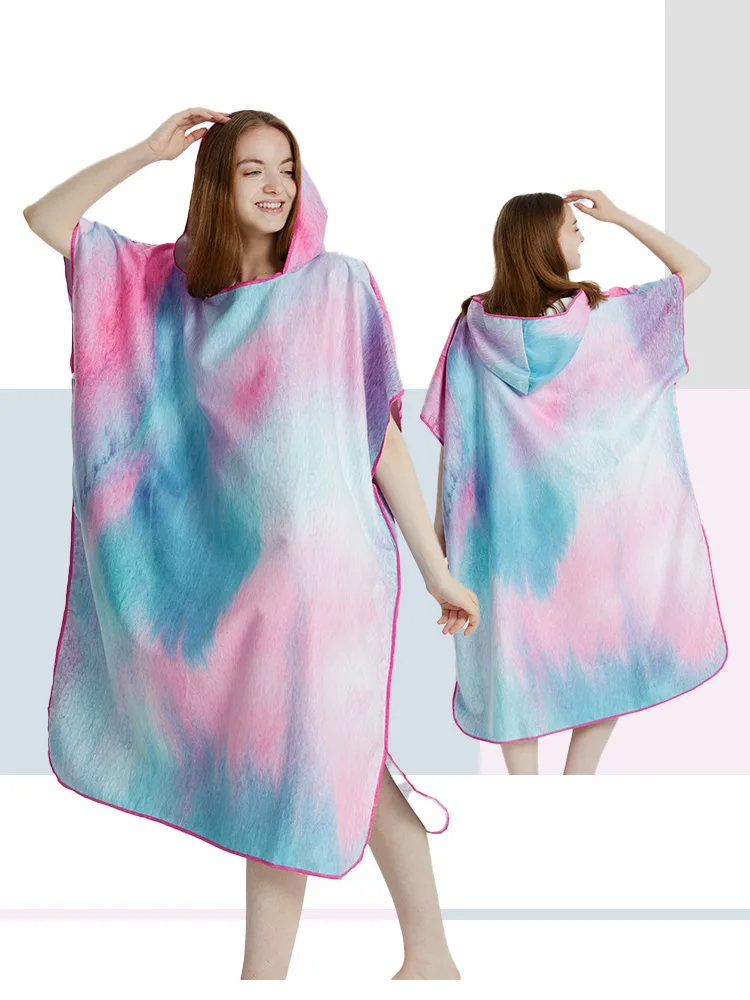Poncho-de-toalla-de-Surf-de-secado-r-pido-Sudadera-con-capucha-bata-de ...