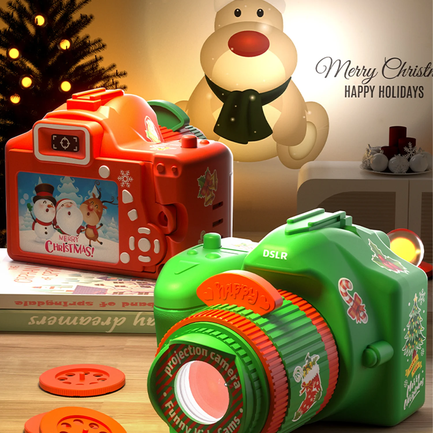 Projection-Camera-Christmas-Glow-Projection-Flashlight-Early-Childhood ...