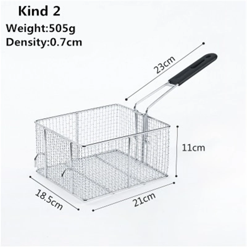 30 kinds Fryer Basket Screen French Fries Frame Square Filter Net ...