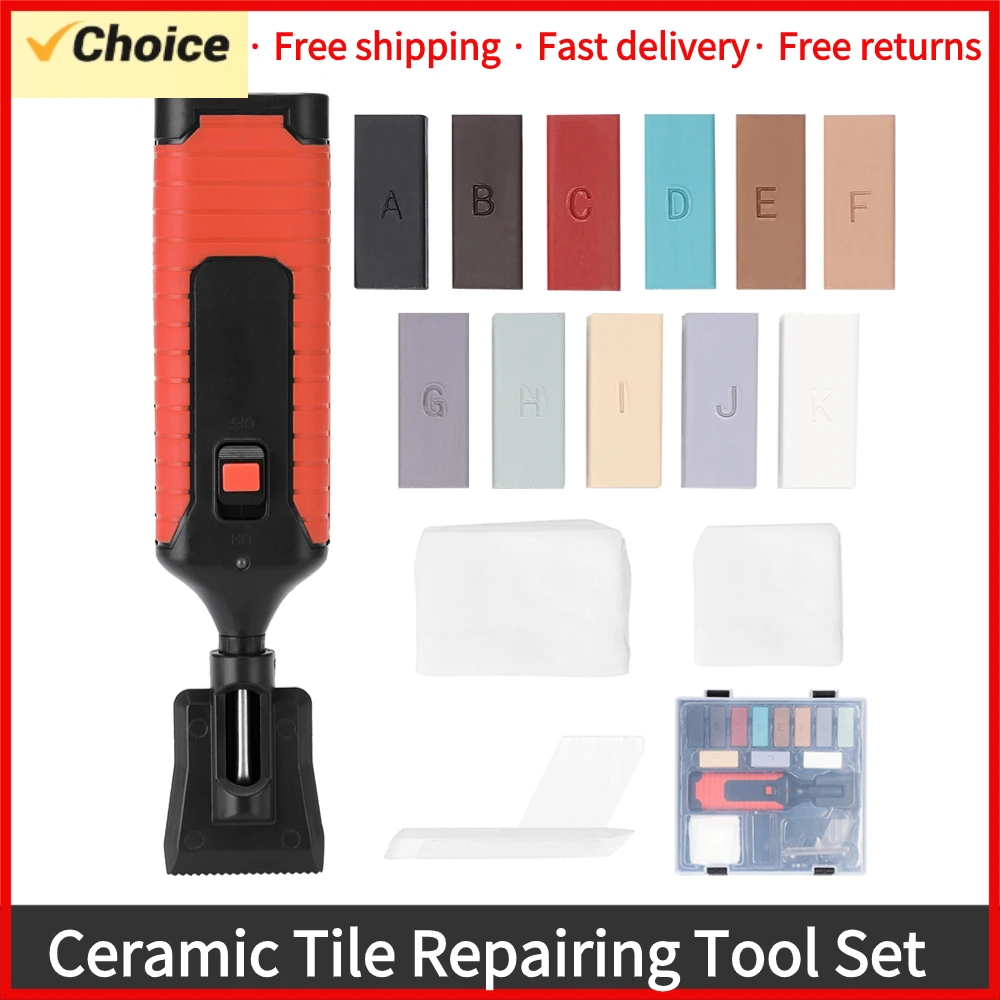 11-Wax-Bars-Ceramic-Tile-Repairing-Tool-Set-Multifunction-DIY-Repairing ...