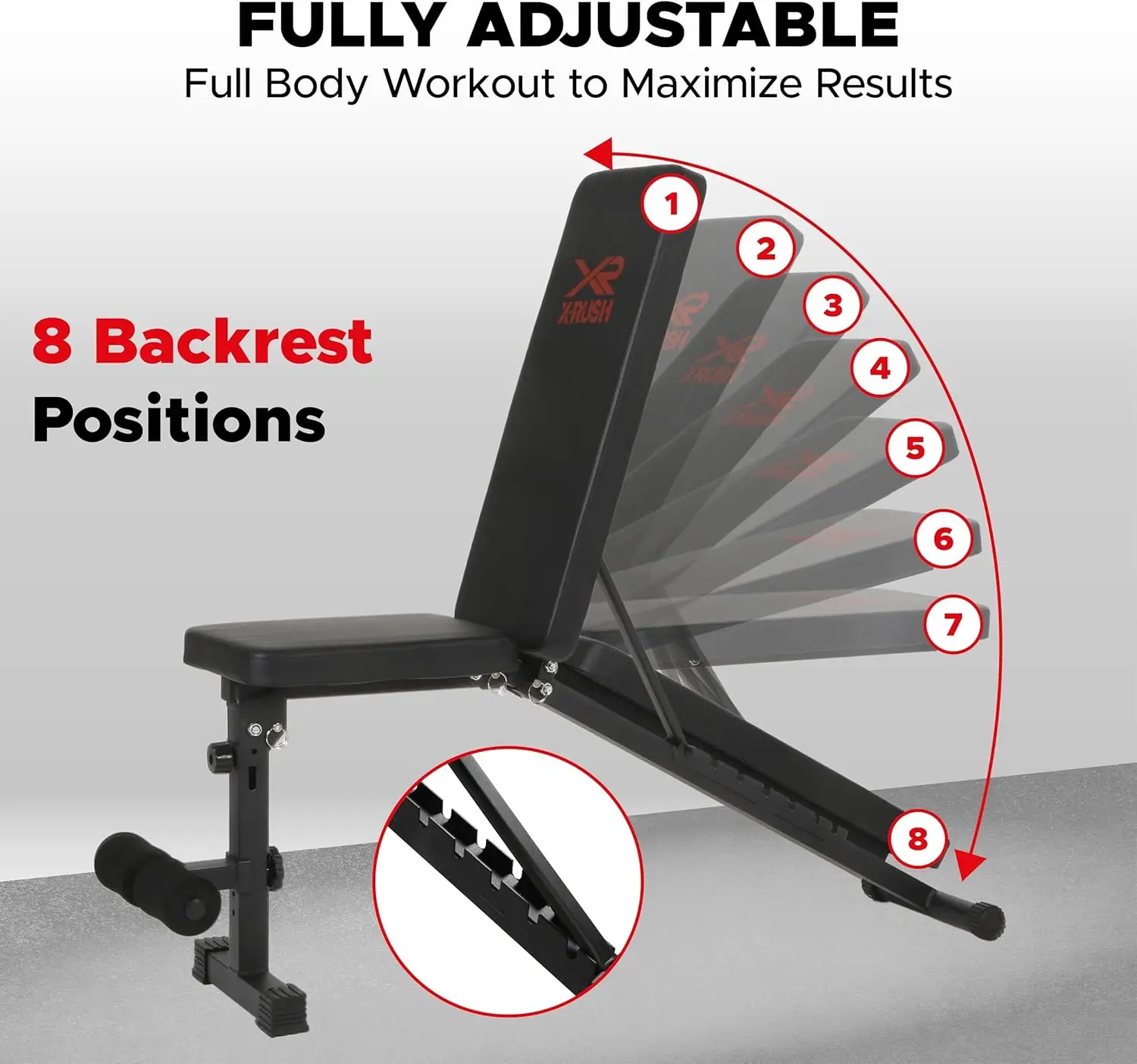 Weight Benches For Home Gym X-RUSH Foldable Weight Bench For Home Gym ...