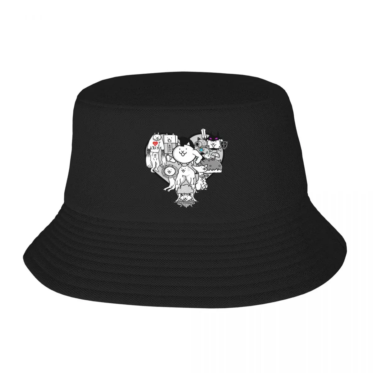 Battle-Cats-True-Form-Mural-Bucket-Hats-Panama-Hat-Children-Bob-Hats ...