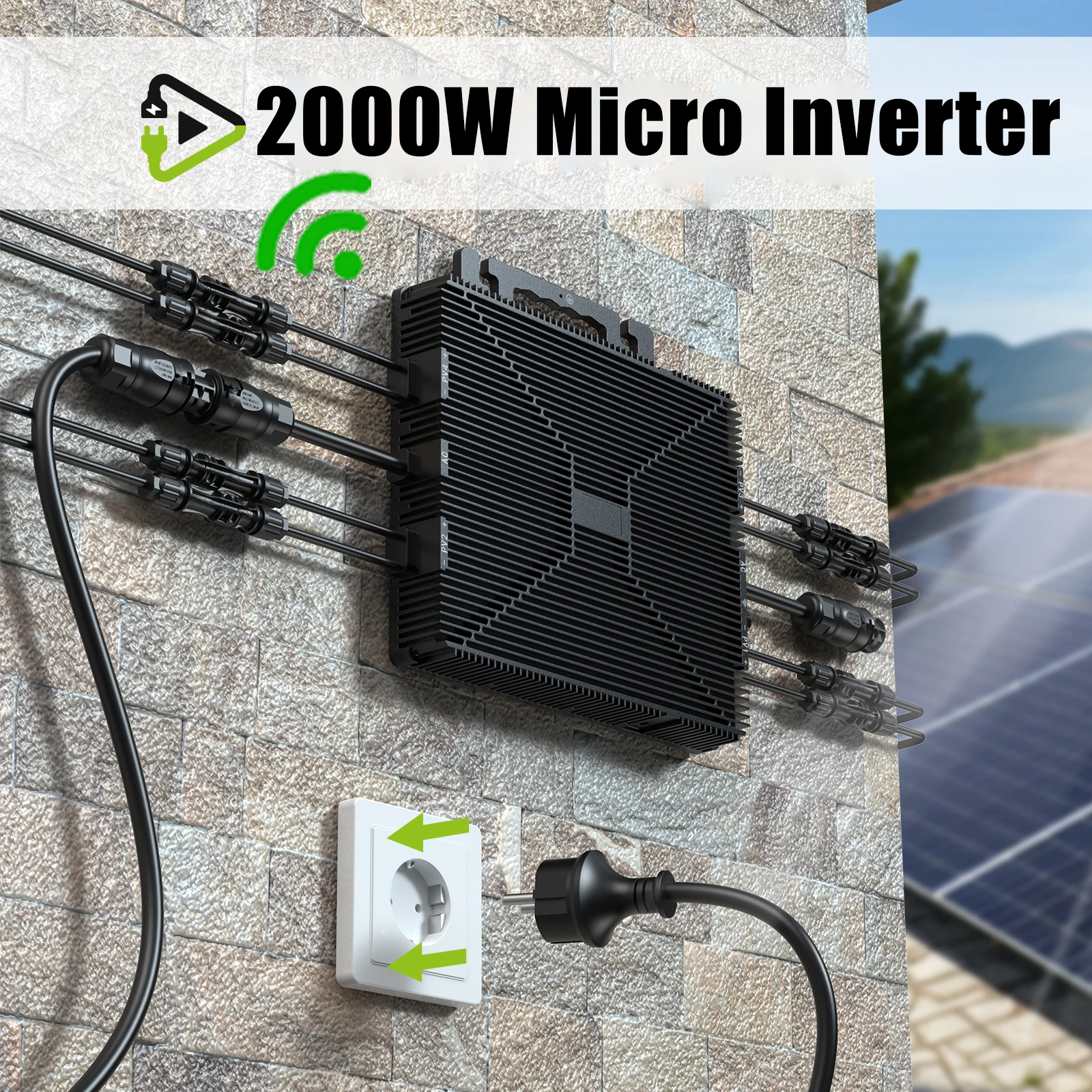 2000W Micro Inverter Europe Germany Warehouse Direct Ship IP67 ...
