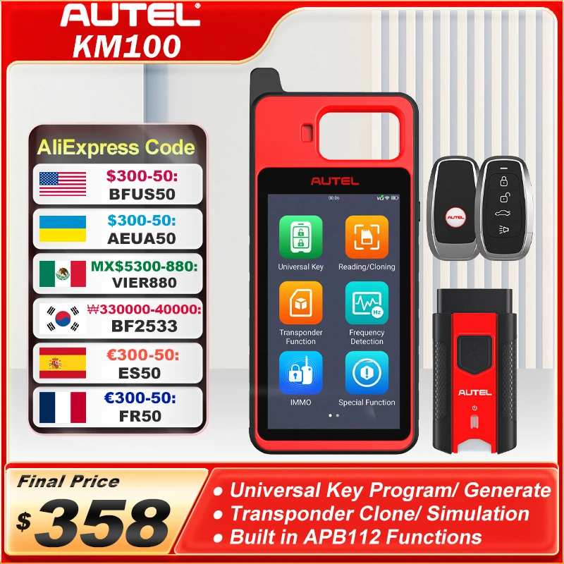 Autel-Universal-Key-Generation-Tool-MaxiIM-KM100-Car-Key-Programming ...