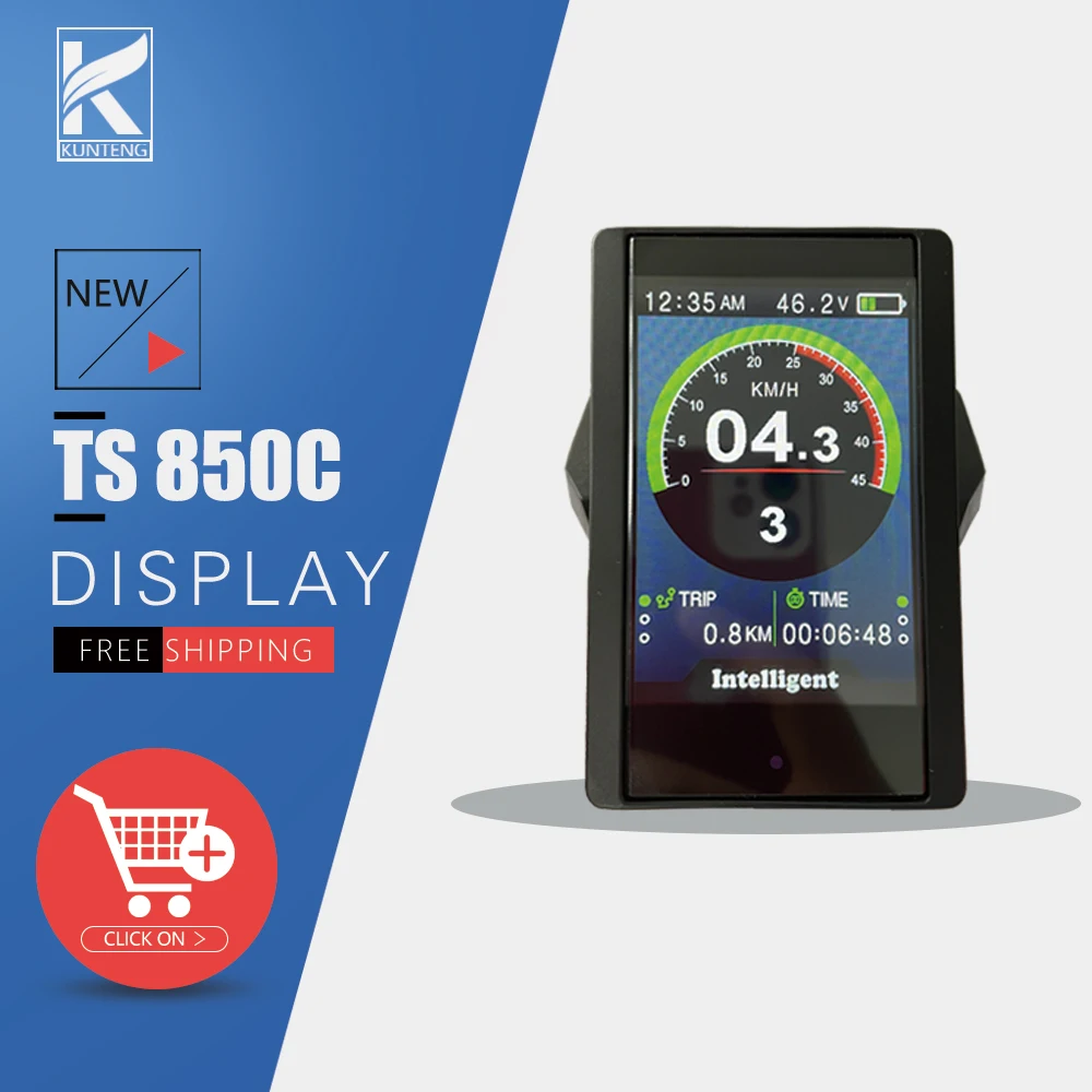 Tongsheng TSDZ2 850C LCD Colour Screen Display 6 Pin Connector For ...