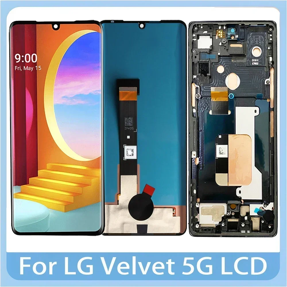 6.8" Original For LG Velvet 5G LM G900N LCD Display Touch Screen ...