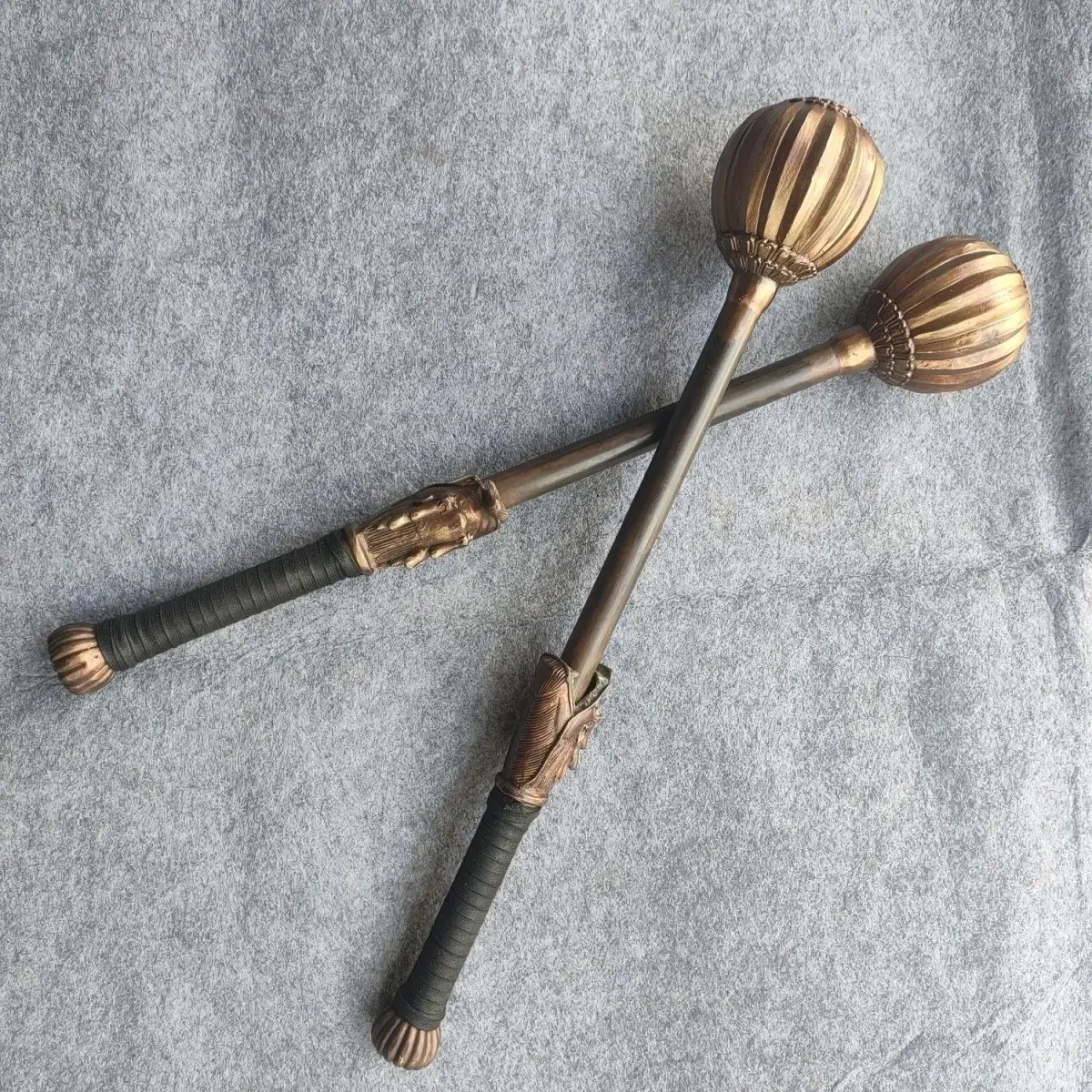 Chinese Retro Outdoor Antique Bronze Melon Hammer Car Emergency Window ...