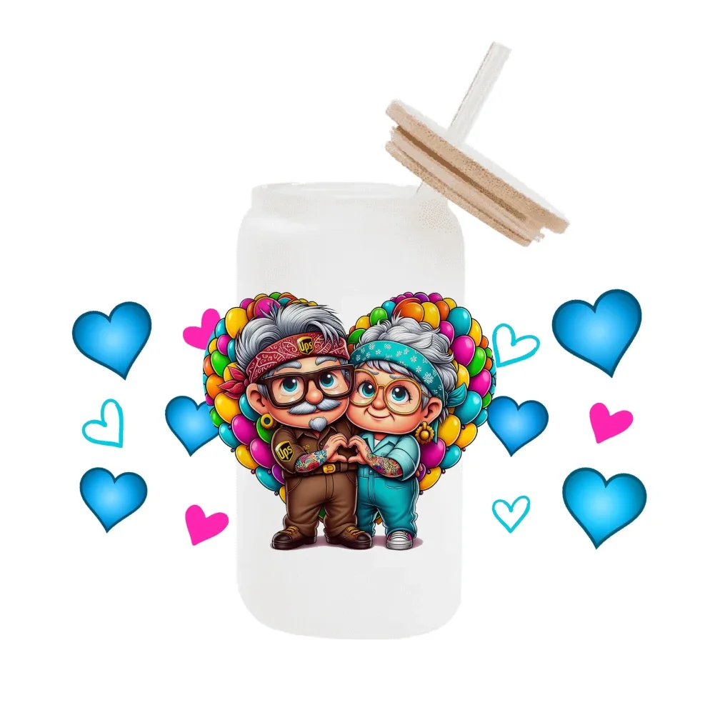 cartoon-Disney-Up-16oz-DTF-Sticker-Cups-Cool-Personalize-UV-Wrap ...