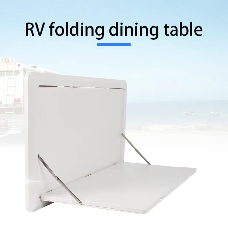 TYTXRV Outdoor Lighted Folding Plastic External tilt Dining Table Shelf ...