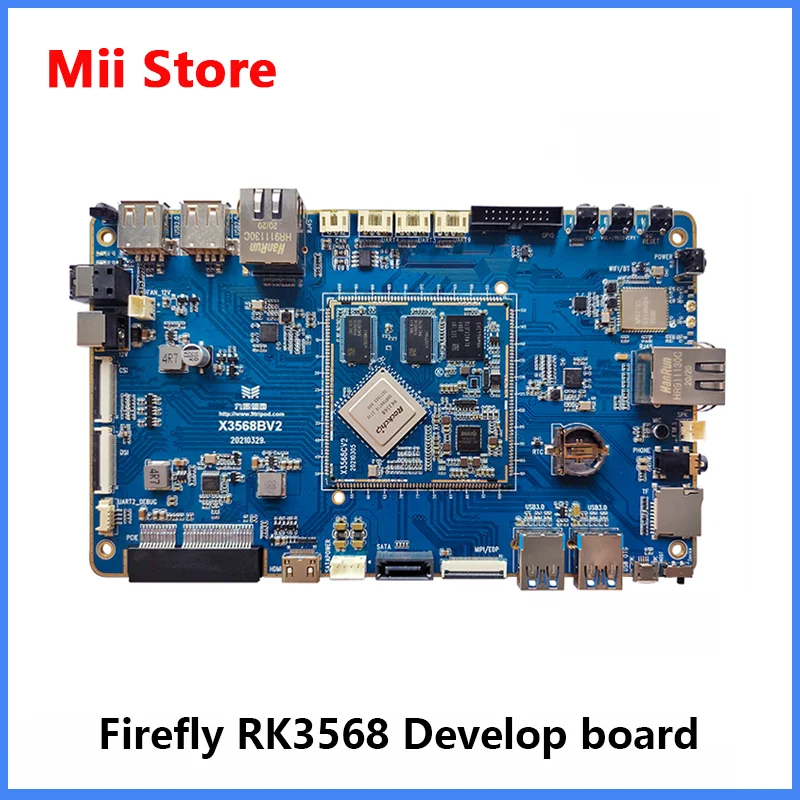 RK3568-Develop-Board-Rockchip-X3568-Core-Board-Cortex-A55-Industy-Control-NPU-Android11-Linux-AI ...