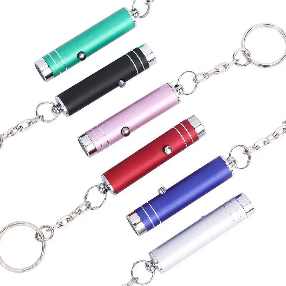 Multi-function-Portable-Mini-LED-Flashlight-Keychain-Aluminum-UV-Light ...