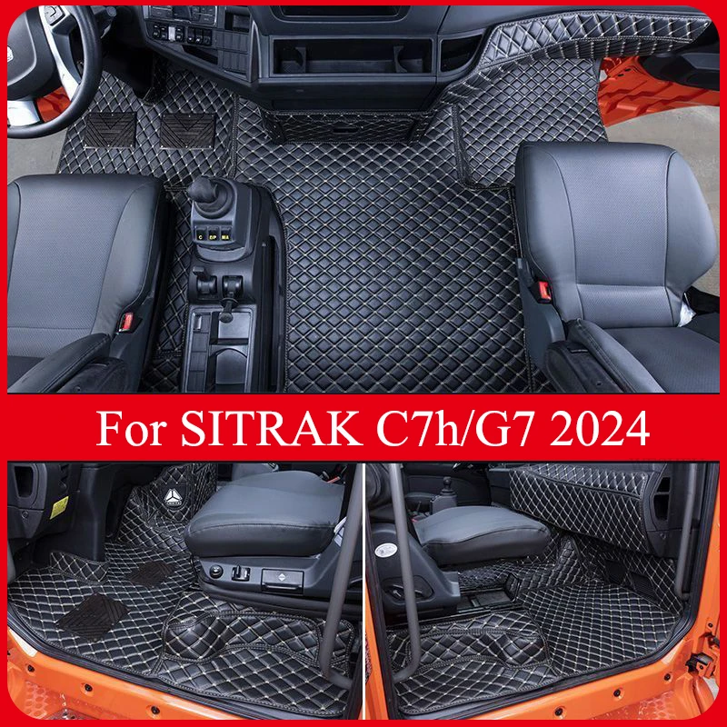 Floor-Mats-For-SITRAK-C7h-2024-MAX-Tractor-truck-Full-Surrounding ...
