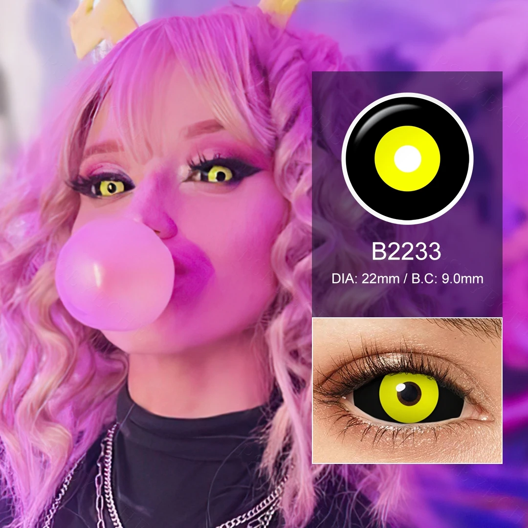 Yellow Sclera Contacts