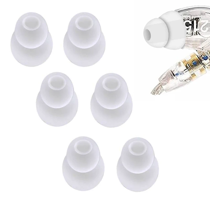 3-Pairs-Double-Flange-for-Shure-SE215-Pro-Ear-Tips-Noise-Reduce ...