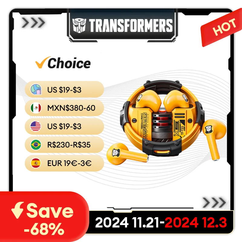 Keuze-Transformatoren-TF-T23-Tws-Bluetooth-5-4-Gaming-Oortelefoon-Hoge-Kwaliteit-Lange ...