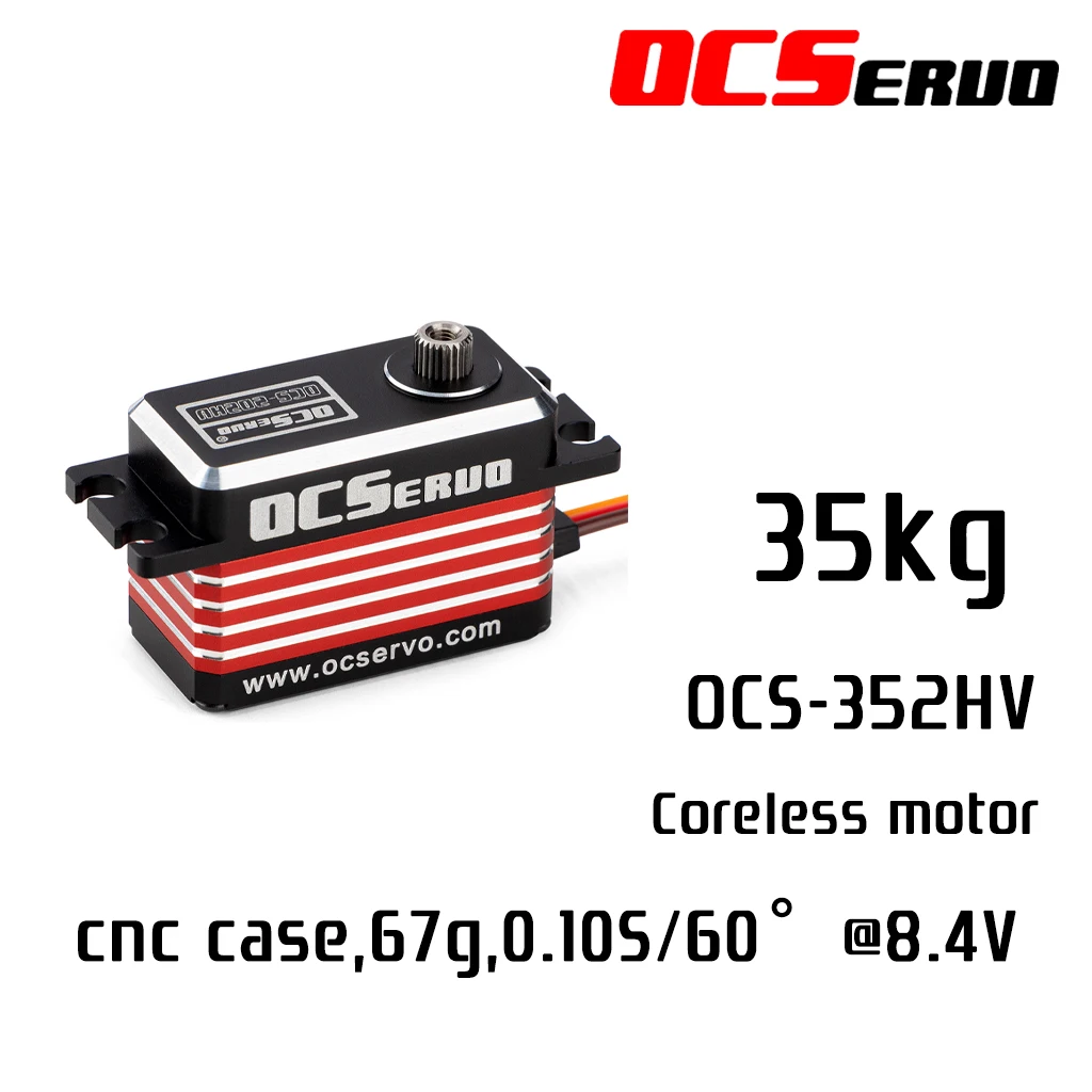 OCS-352HV-OCServo-8-4V-0-10Sec-35kg-cm-Low-Profile-High-Speed-Coreless ...