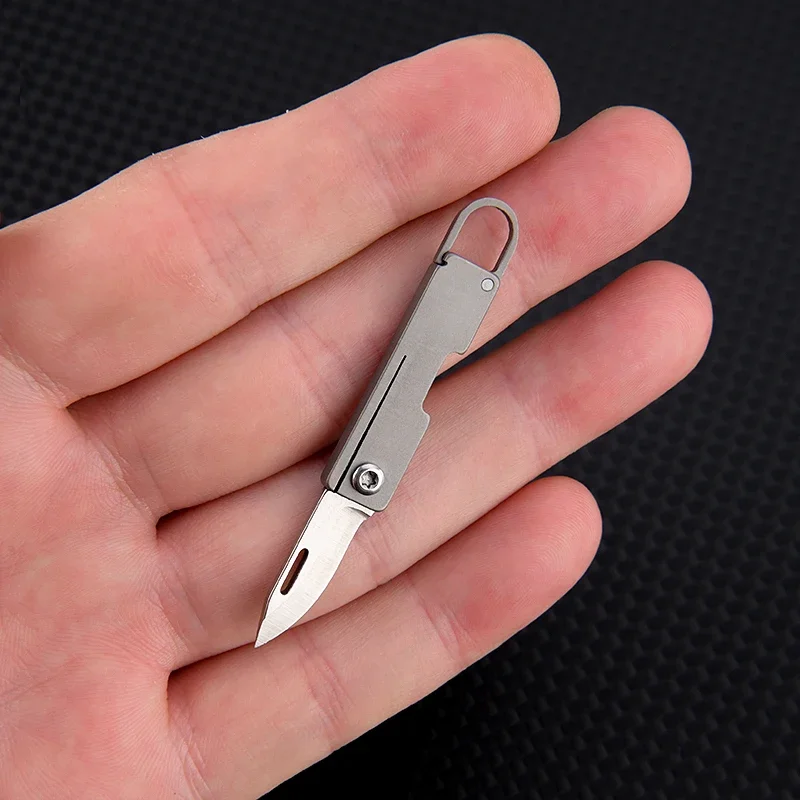 Titanium-Alloy-Mini-Knife-Keychain-Pendant-Is-Convenient-and-Practical ...