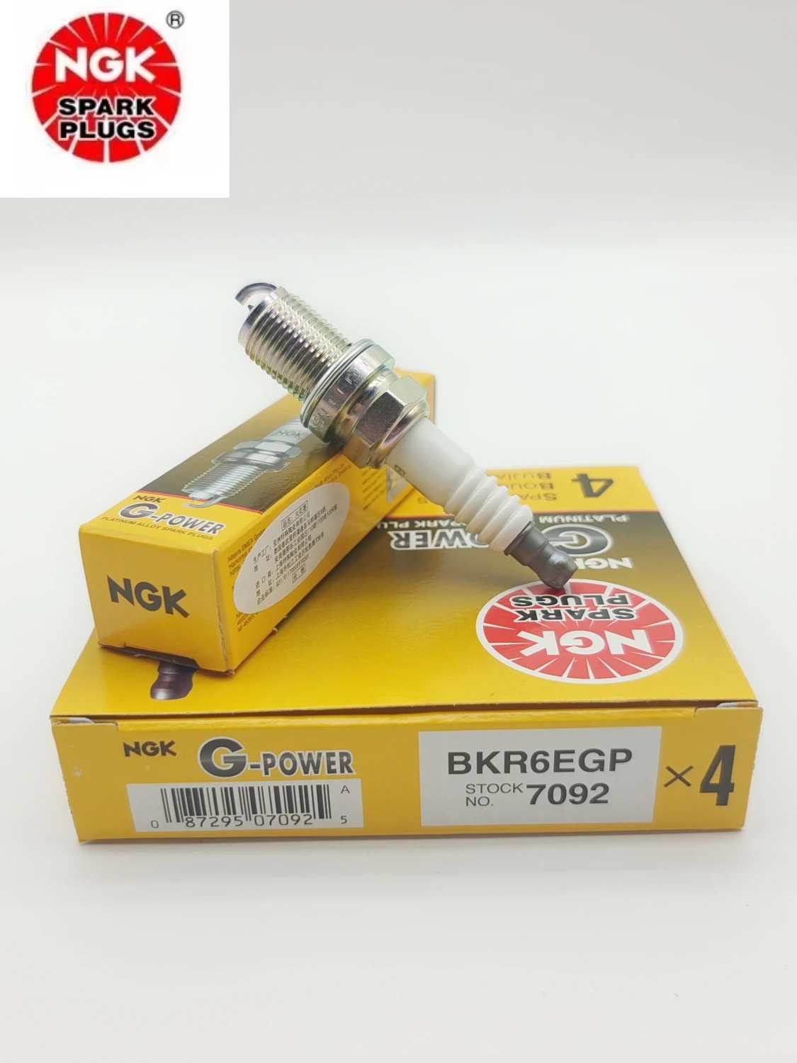 Original-NGK-BKR6EGP-7092-Platinum-Spark-Plugs-For-Roewe-MG3-5-7-BMW ...