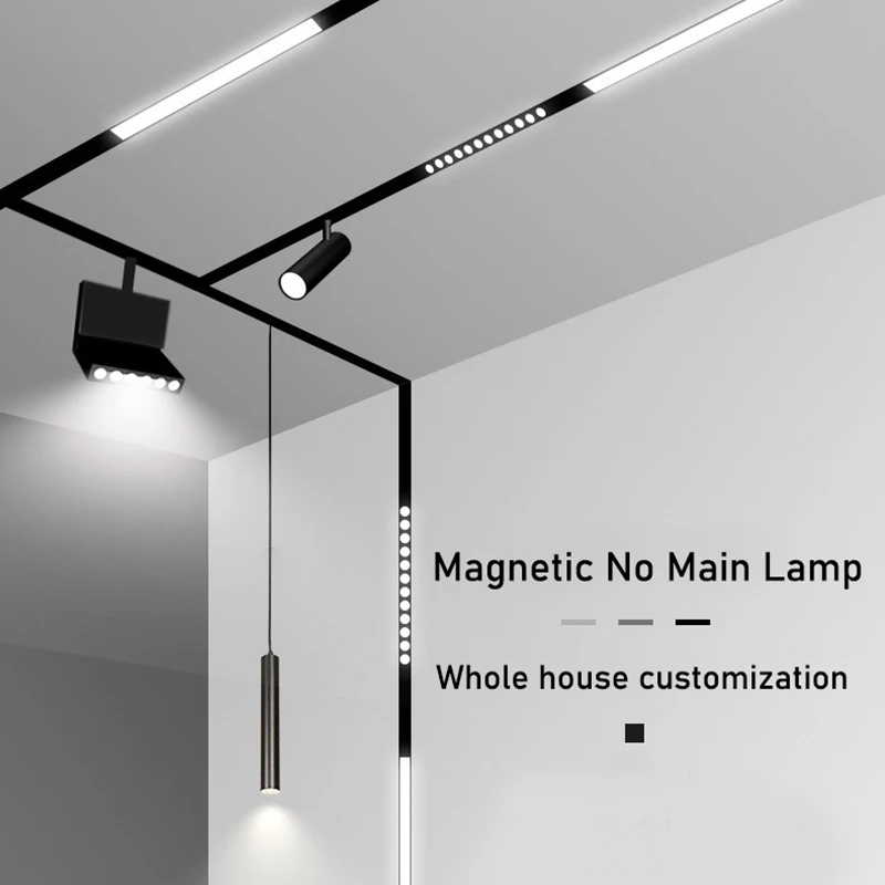 Magnetic-Led-Track-Cool-Light-System-Design-Industrial-Fashion-No-Main ...