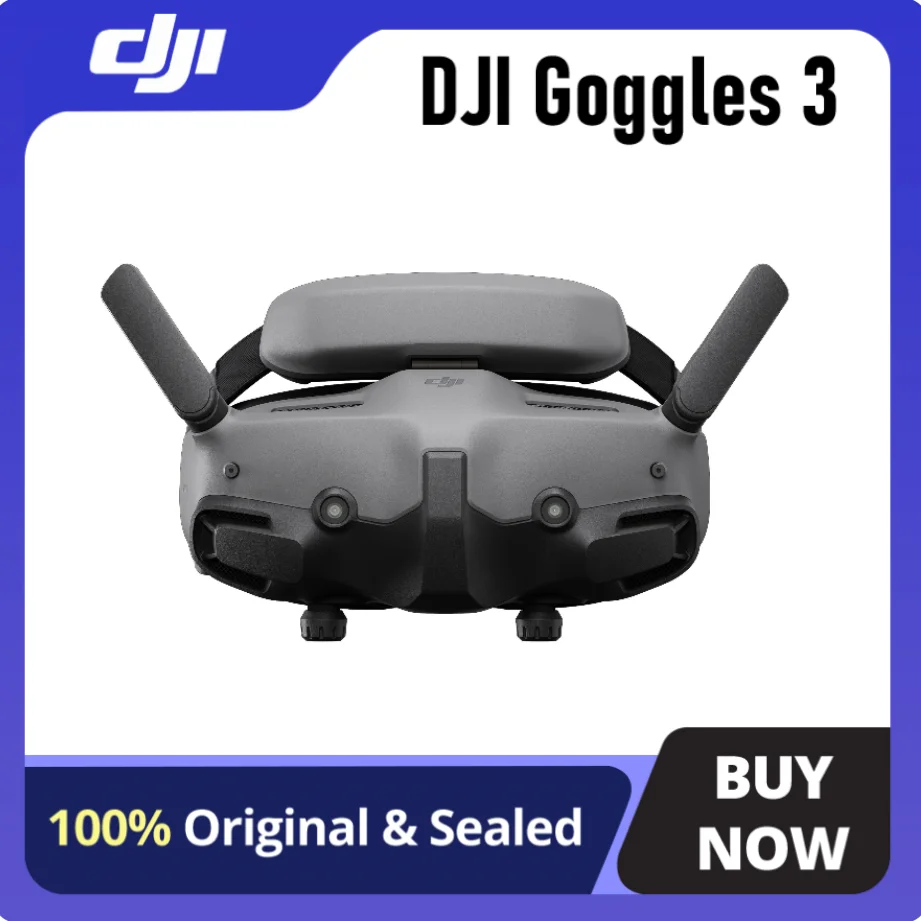 DJI Goggles 3 Gafas FPV portátiles livianas, diseño integradoCompatible ...