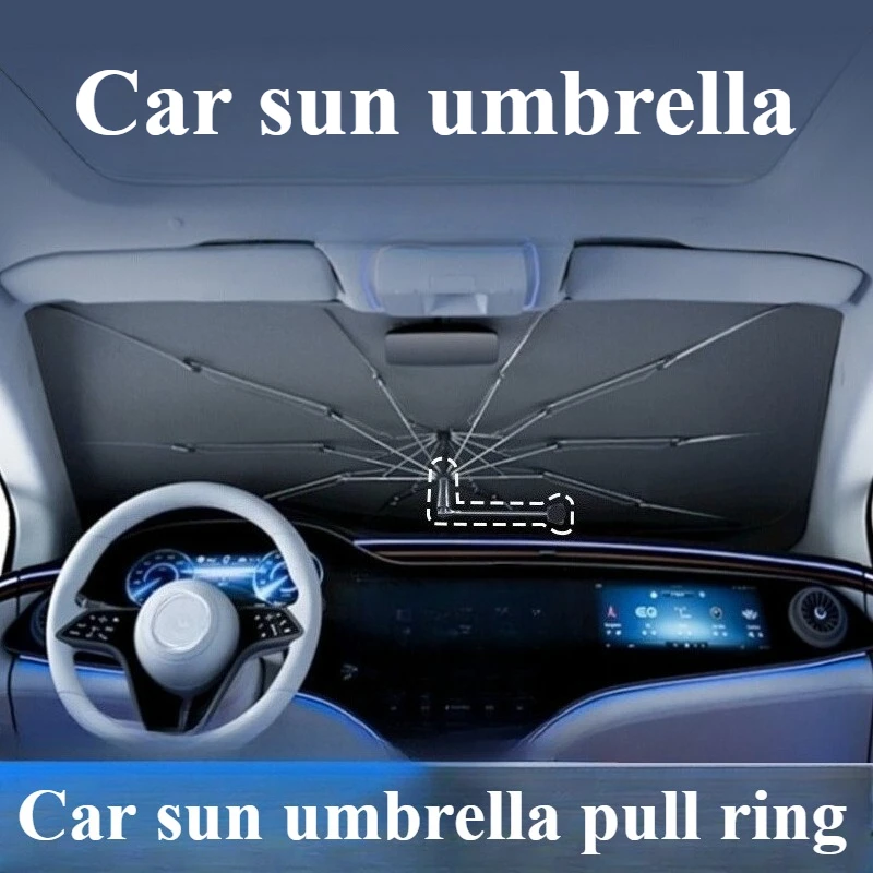 Car Sunshade Windshield Umbrella Car Front Sun Shade Parasol Foldable ...