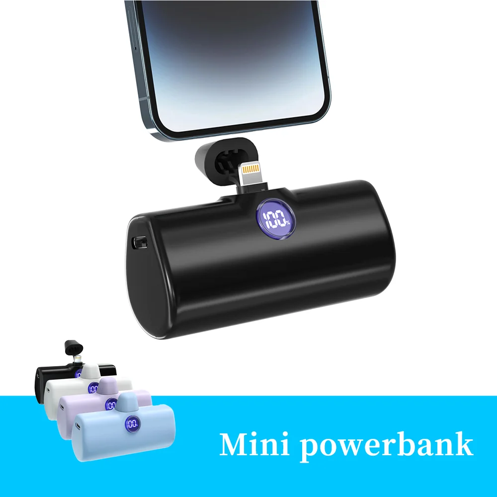 Mini-Power-Bank-Portable-18-5W-Fast-Charge-LED-Display-Lightning-Type-C ...