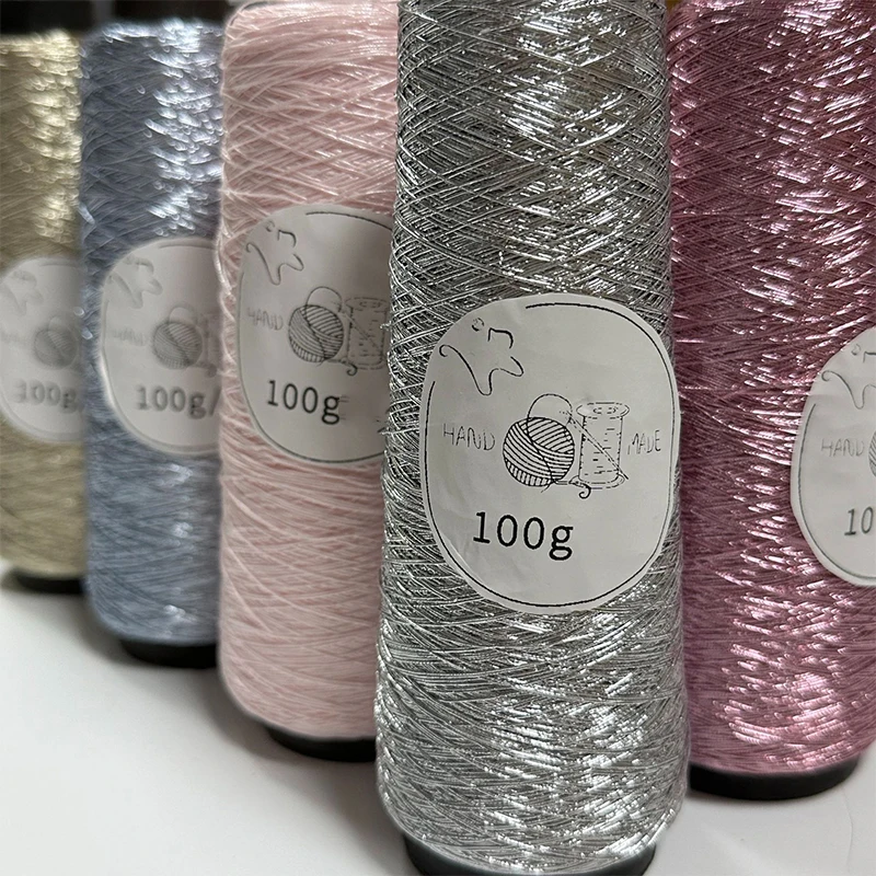 100g-Ball-Knitting-Yarn-Crochet-Yarn-Handmade-Weaving-Kniting-Gold ...