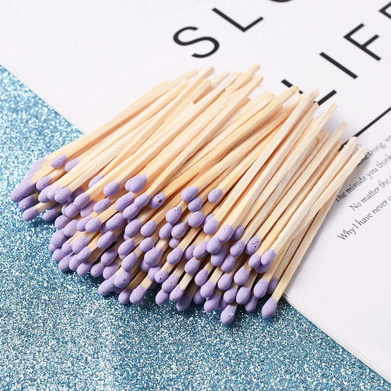 100pcs-75mm-Color-Flame-Matches-Glass-Bottle-Refill-Home-Kitchen-Mini ...