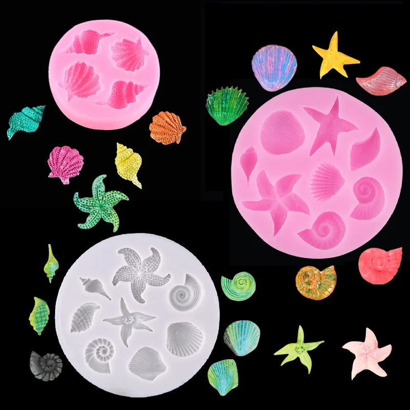 Molde-de-silicona-de-concha-herramienta-de-fabricaci-n-de-velas-en ...