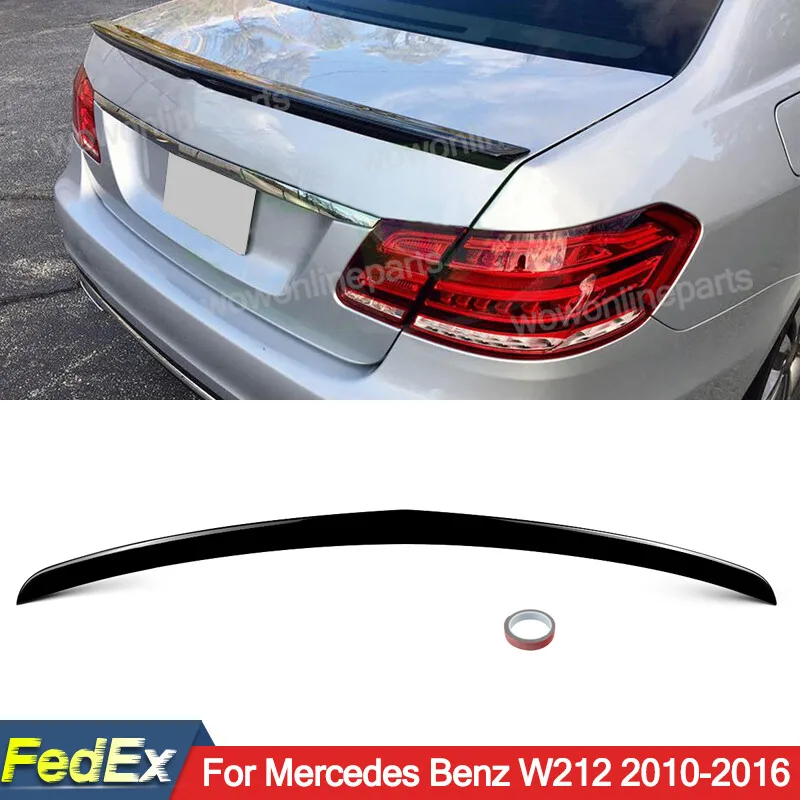 Rear Spoiler Lip For Mercedes W212 E250 E350 E400 E500 2010 2011 2012 ...