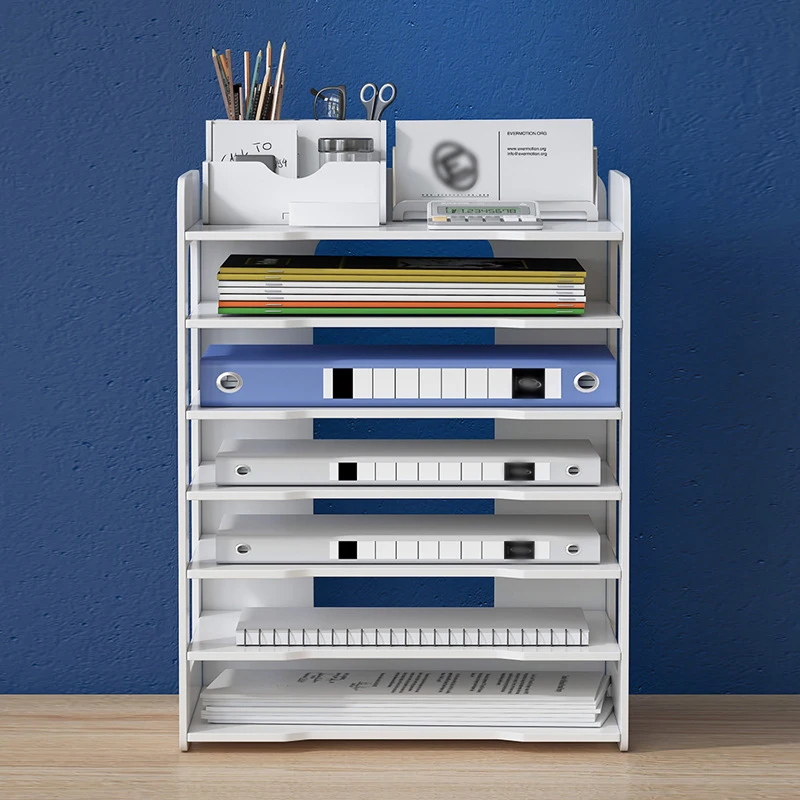 5layers-Desktop-File-Storage-Rack-Office-Folder-Storage-Box-Desk-File ...