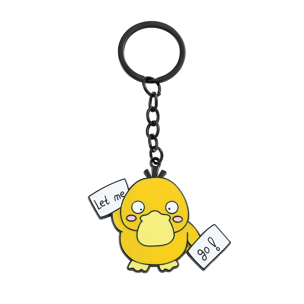 POKEMON-Anime-Cartoon-Keychain-Psyduck-Alloy-Kawaii-Charms-Fashion ...