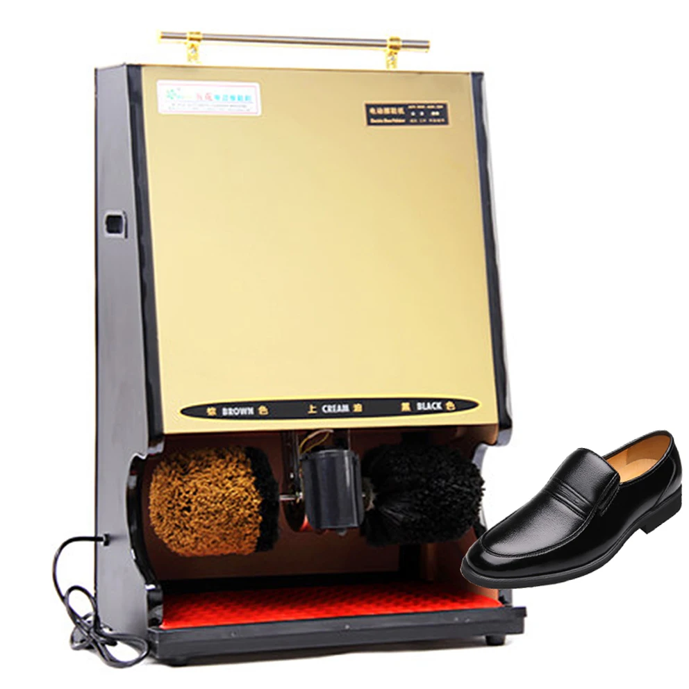 Automatic-Electric-Shoes-Cleaner-Commercial-Shoes-Cleaning-Machine-Kit ...